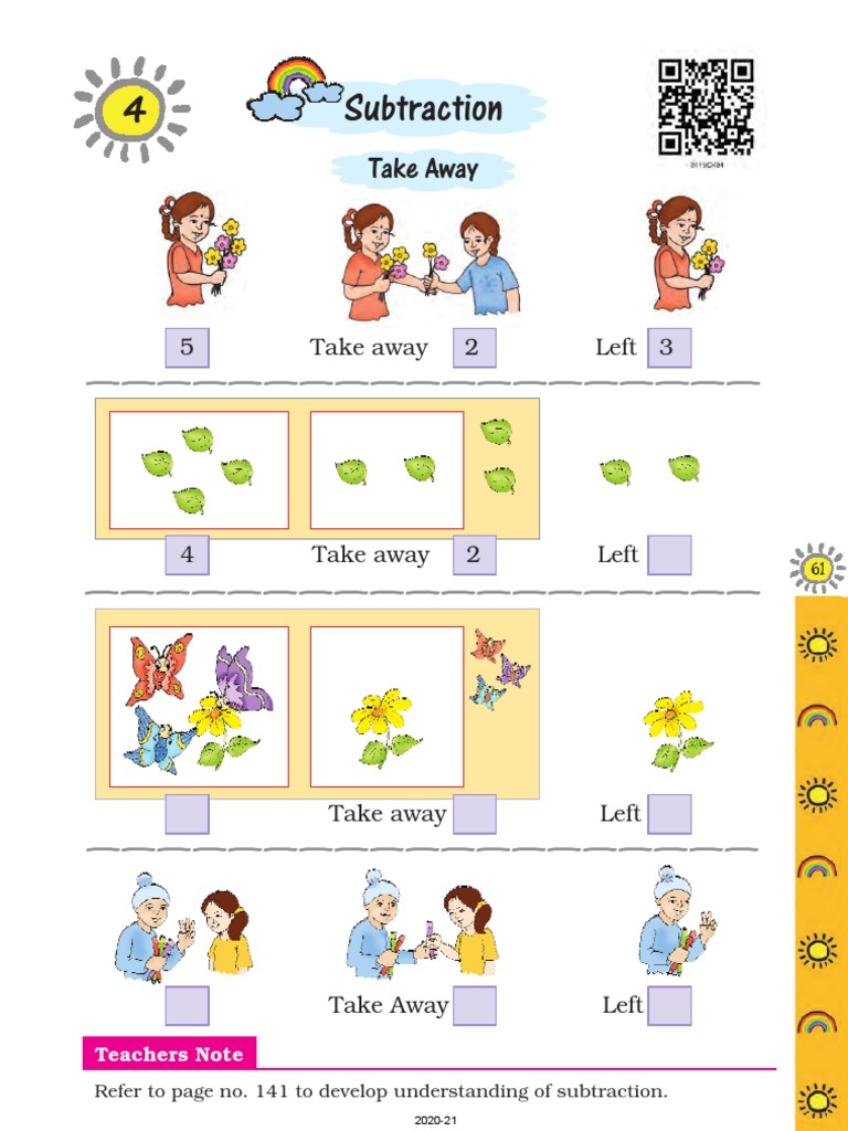4 Subtraction: Take Away | PDF