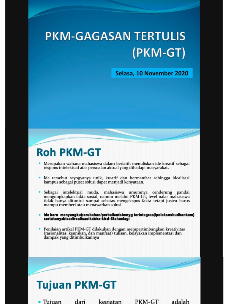 PKM GT | PDF