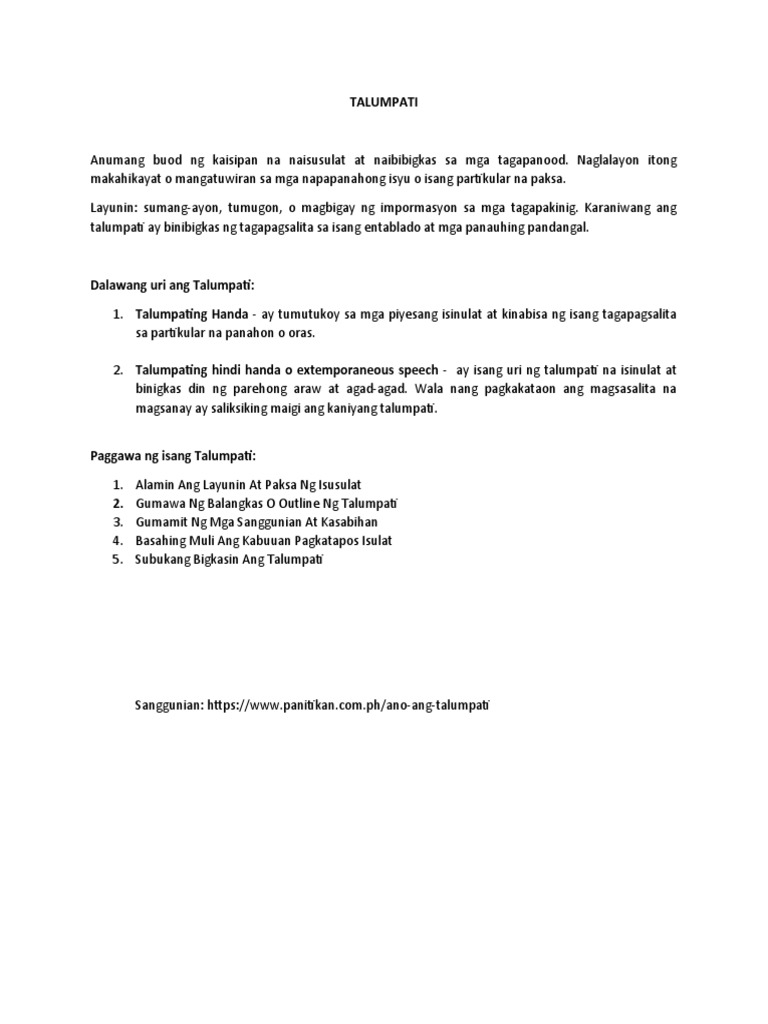 TALUMPATI | PDF