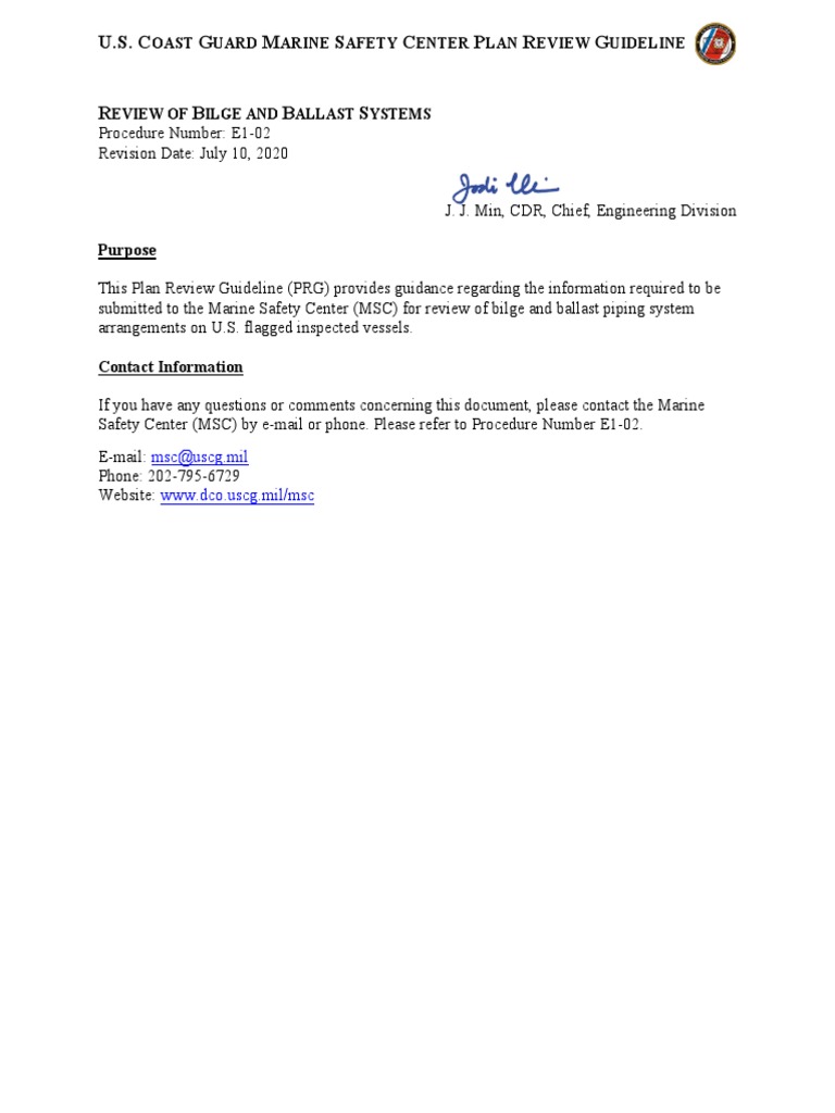 Bilge and Ballast System Review Guidelines | PDF | Pump | Pipe (Fluid ...