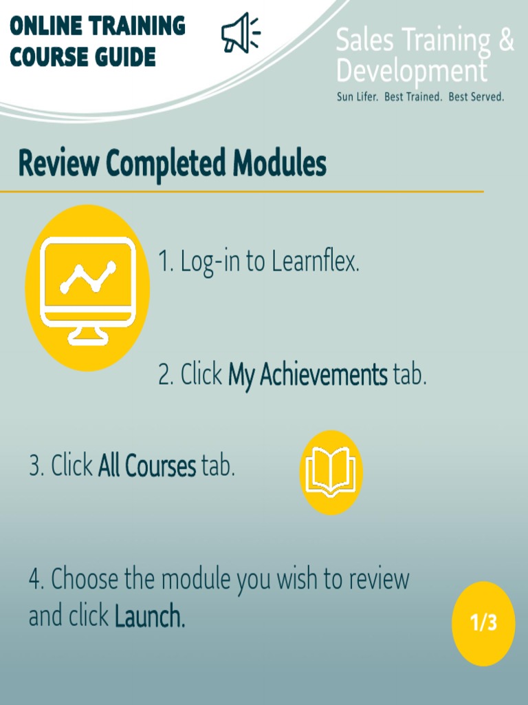 To Review Completed Modules | PDF