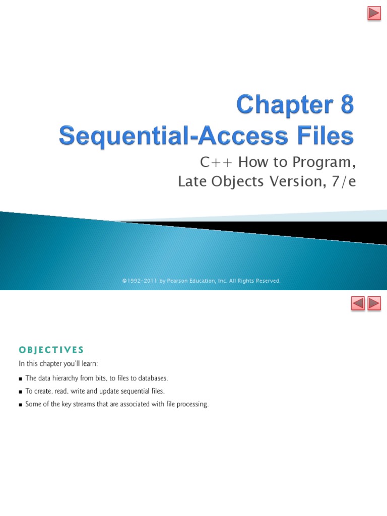 C++ How To Program, Late Objects Version, 7/e: ©1992-2011 by Pearson ...