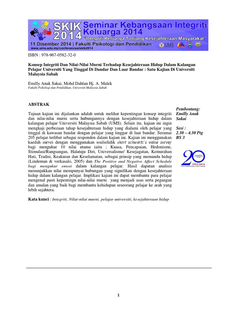 Contoh Report Integriti | PDF