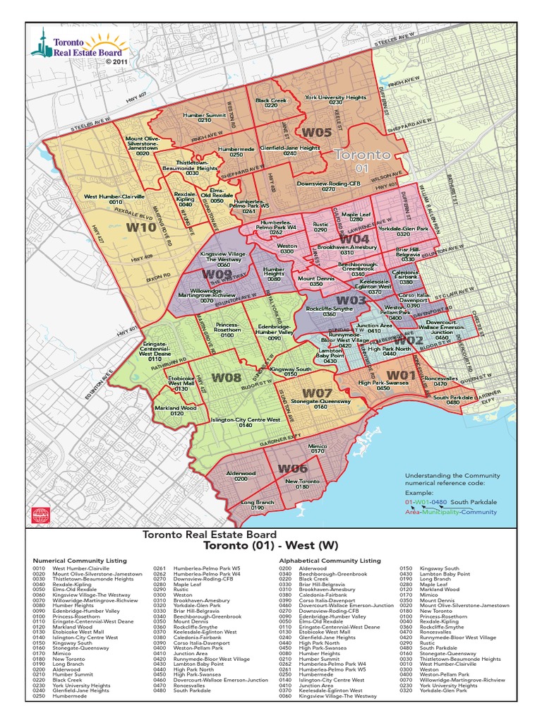 Toronto Central, West East Maps | PDF | Toronto
