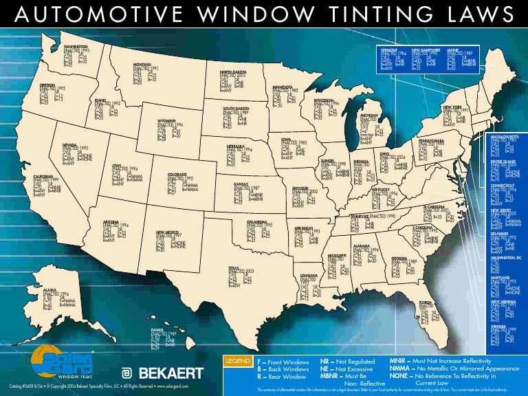 State Tinting Laws | PDF | The United States | Government