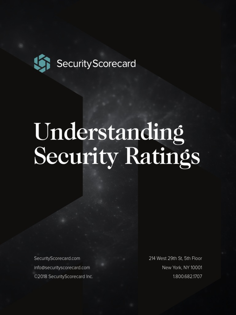 Understanding Security Ratings1 | PDF | Computer Security | Security