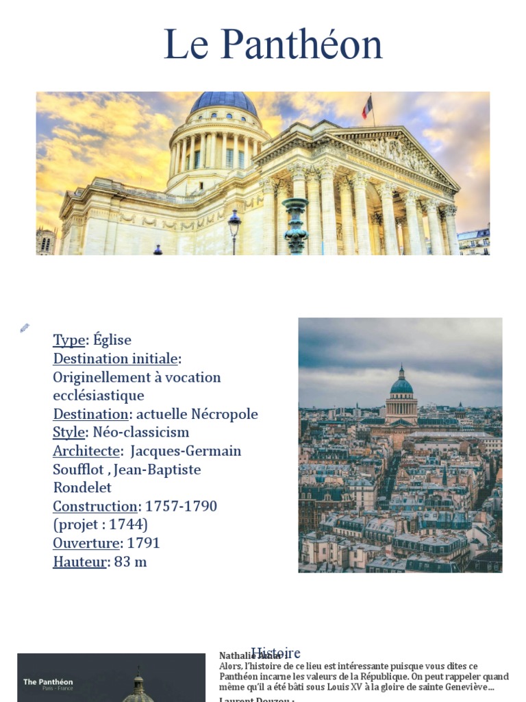 Pantheon | PDF | Art | Histoire
