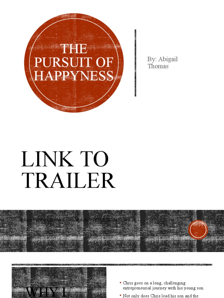 The Pursuit of Happyness | PDF