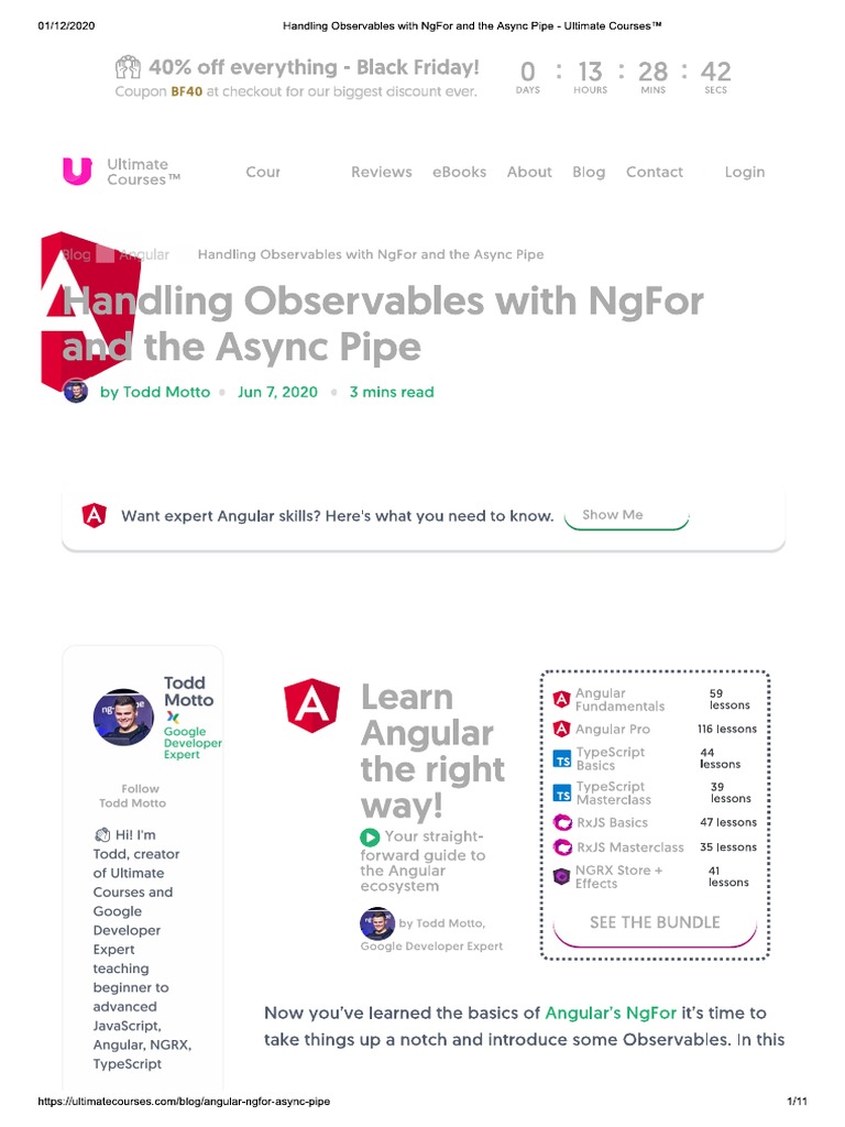 Angular - Observable | PDF