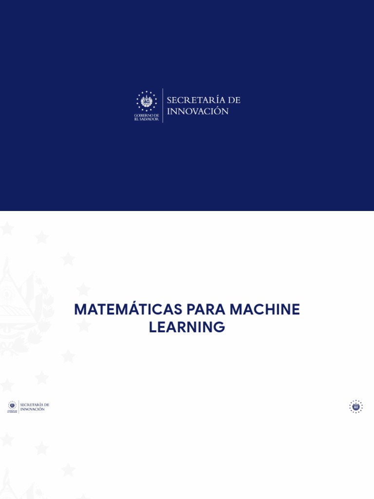 Matemática para Machine Learning | PDF | Métodos y materiales de ...