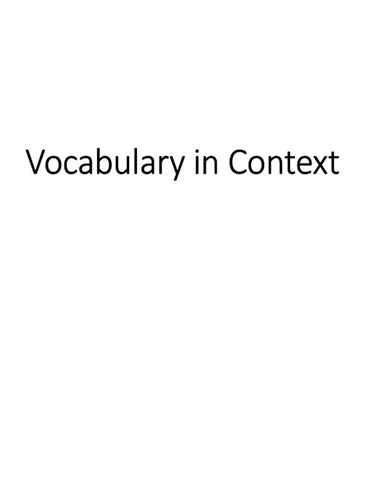 SAT Vocabulary Drills | PDF