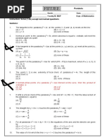 Advance Math Limit DPP-20210529101059488251 | PDF | Function (Mathematics) | Sequence
