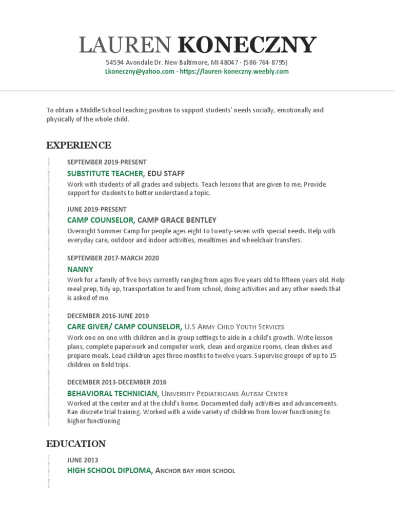 Resume 2020 | PDF | Learning | Behavior Modification