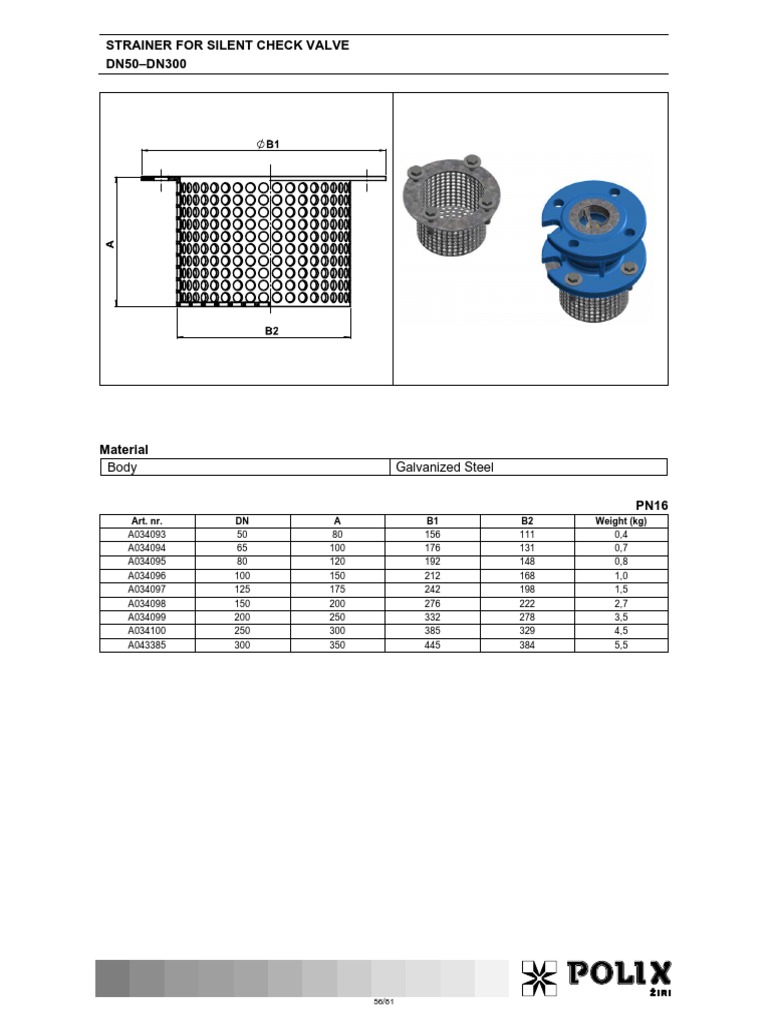 Fisa Tehica Filtru Pentru Sorb POLIX | PDF