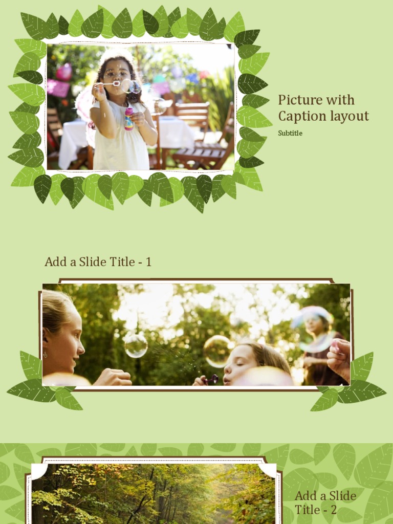 Picture Caption Layout for PowerPoint | PDF