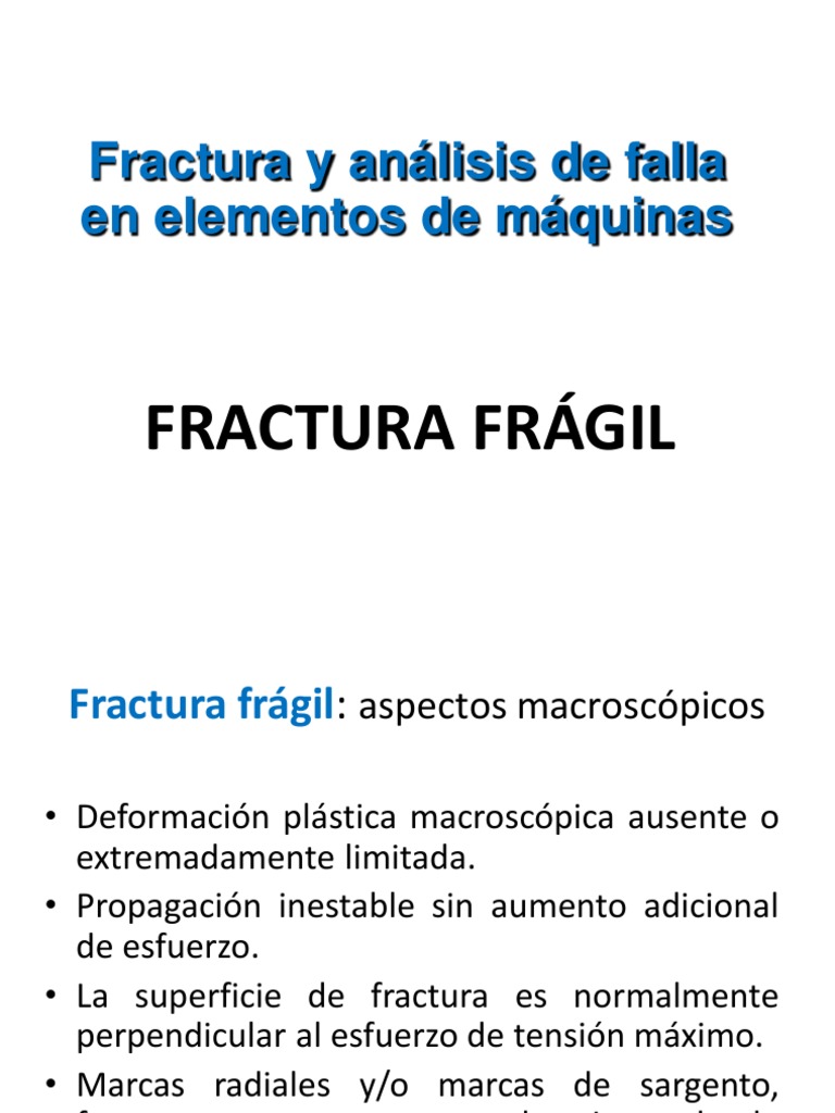 Fract. Frágil Completa | PDF | Fracture | Stress (Mechanics)