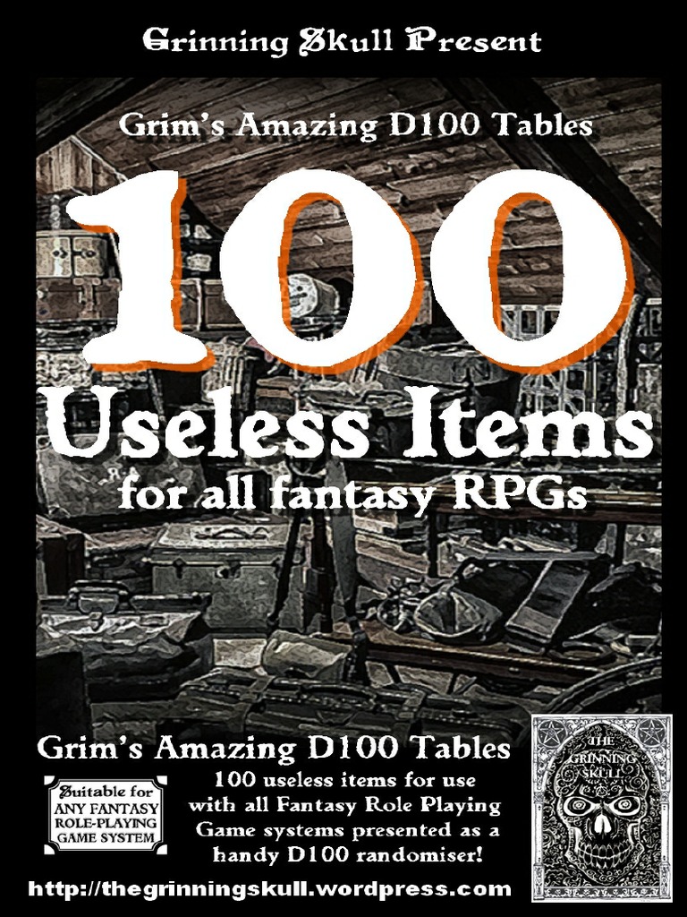 100 Useless Items For All Fantasy RPGs | PDF | Nature