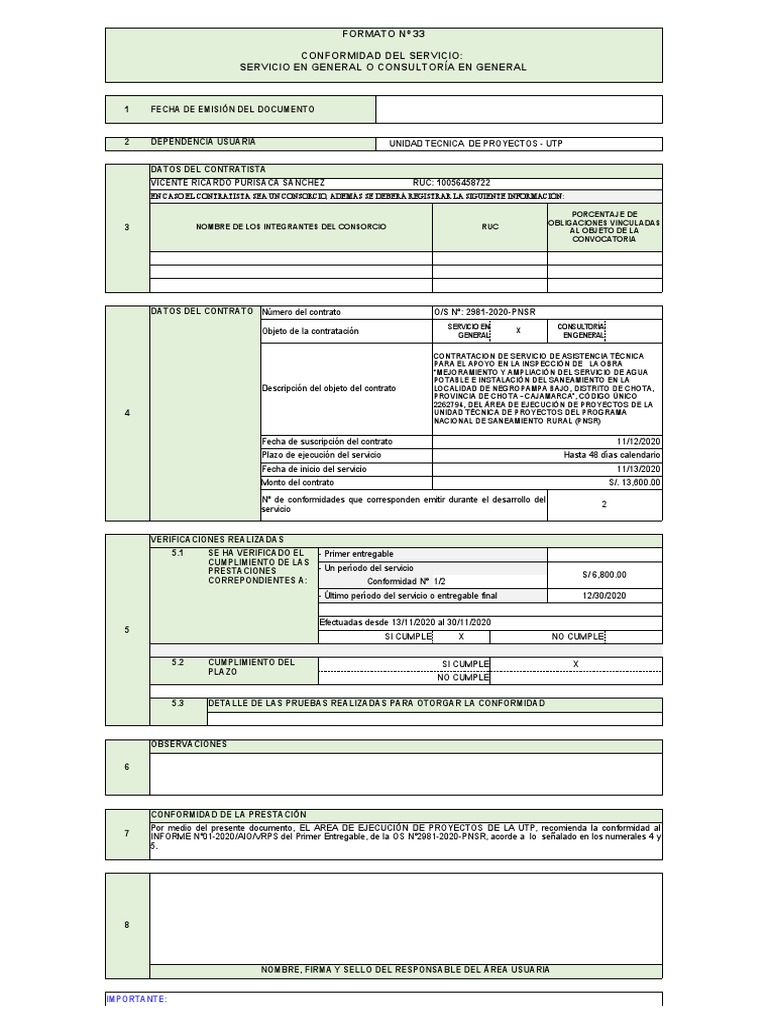Formato 33 | PDF | Business