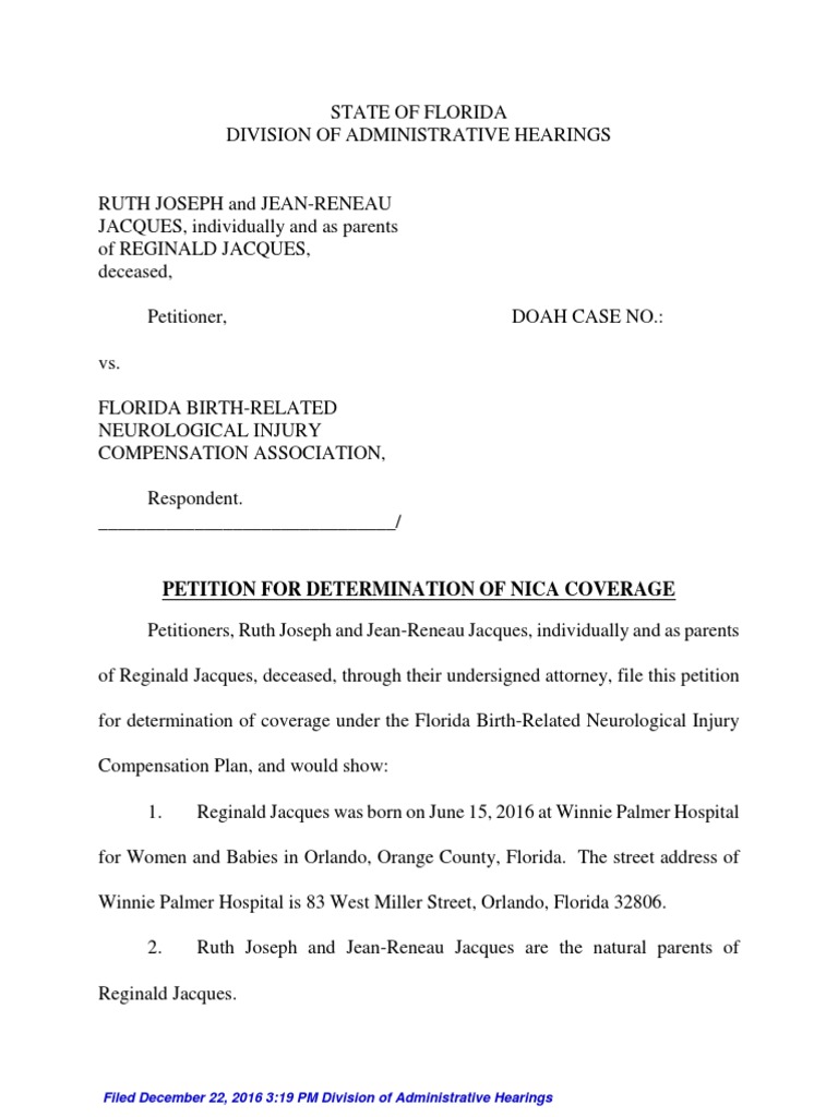 DOAH Petition | Download Free PDF | Health Sciences | Medicine