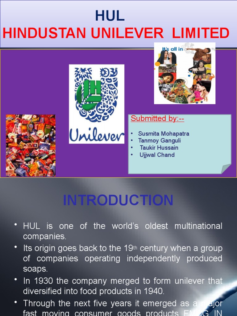 HUL Hindustan Unilever Limited | PDF | Economies | Business