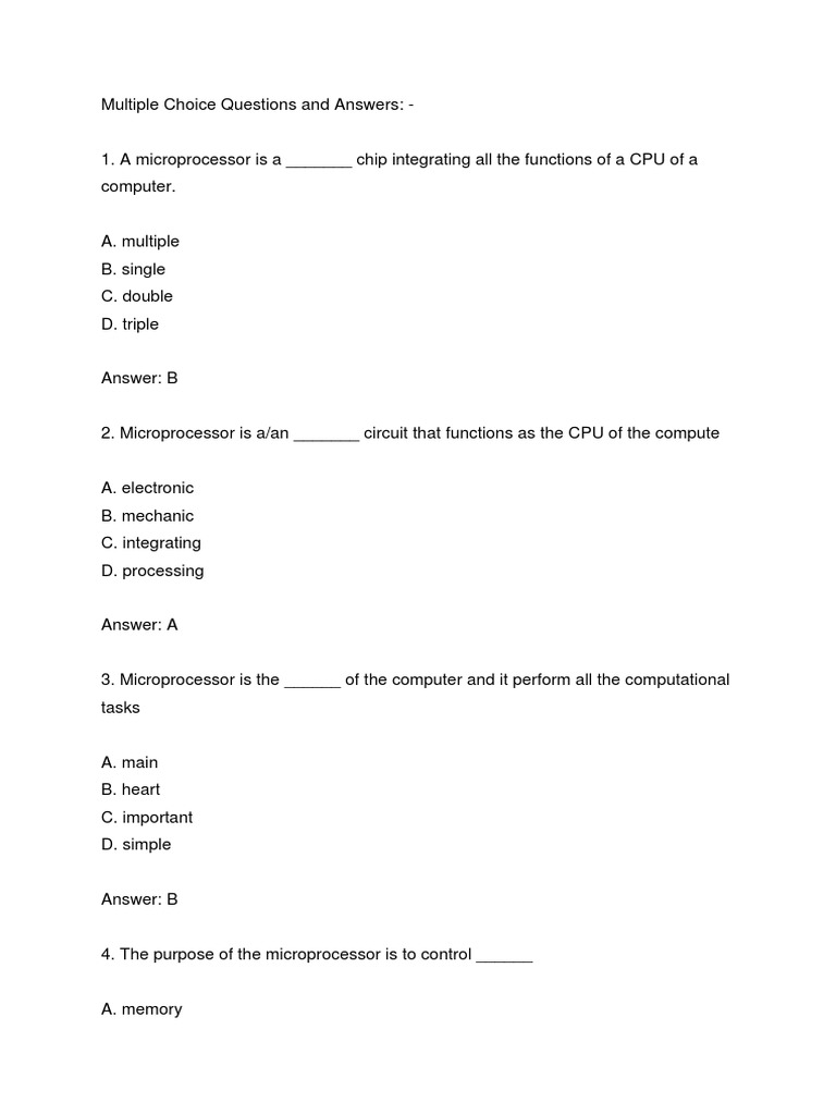 MPMC Question Bankkk | PDF | Central Processing Unit | Digital Electronics