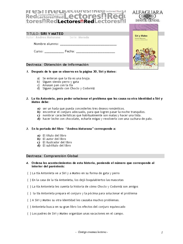 PRUEBA - Siri y Mateo - Form Alumno | PDF | Gatos