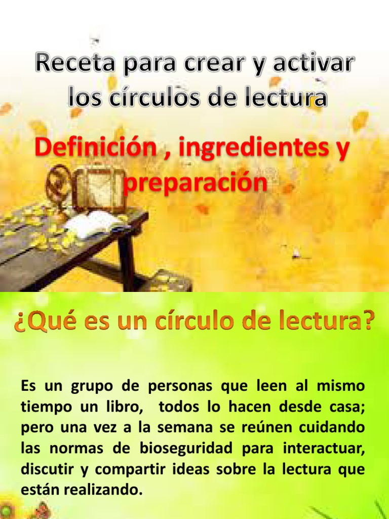 Como Crear Un Circulo de Lectura PDF | PDF | Ciencias sociales | Hogar ...