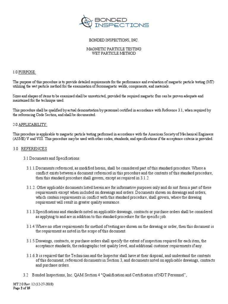 1 | PDF | Specification (Technical Standard) | Evaluation