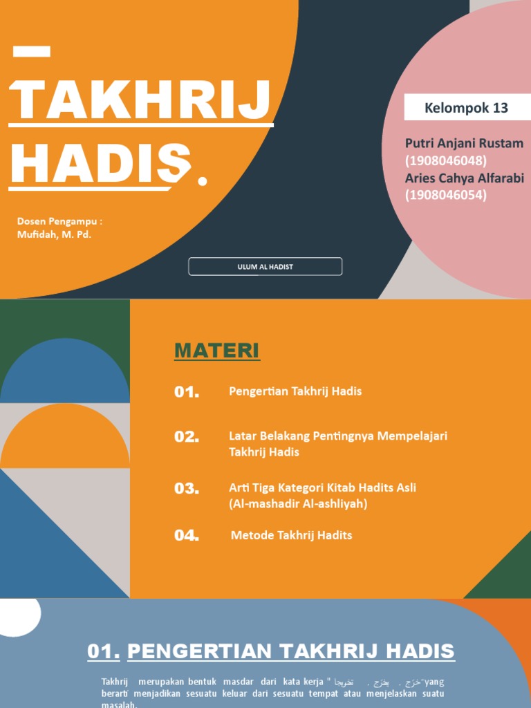 Pengantar Takhrij Hadis dan Metodenya | PDF