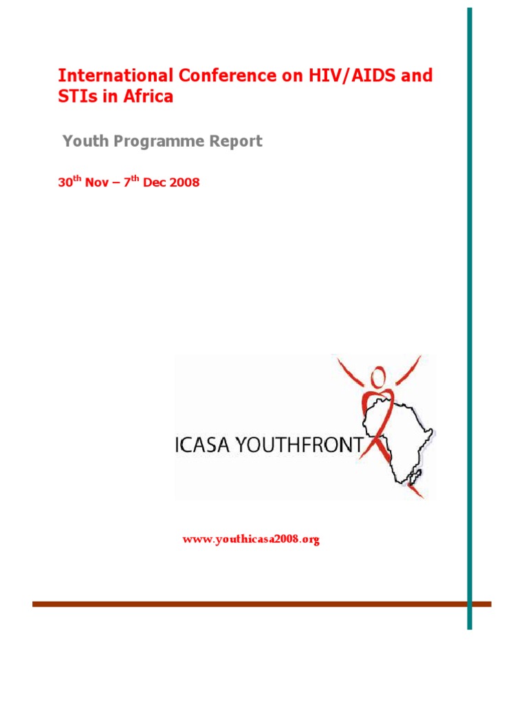 ICASA 2008 Report | PDF | Men Who Have Sex With Men | Sexually ...