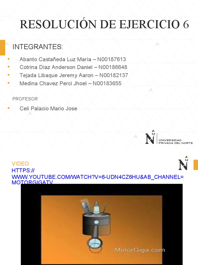 Ejercicio 6 | Descargar gratis PDF | Pistón | Gases