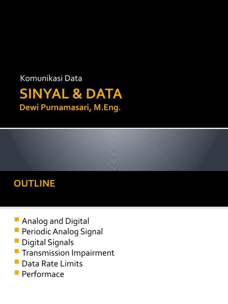Sinyal Dan Data - Rev | PDF