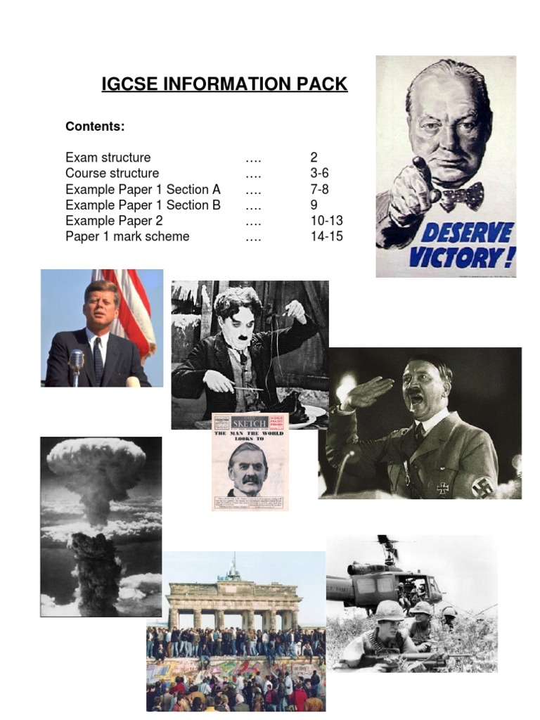 IGCSE History Information Pack | PDF
