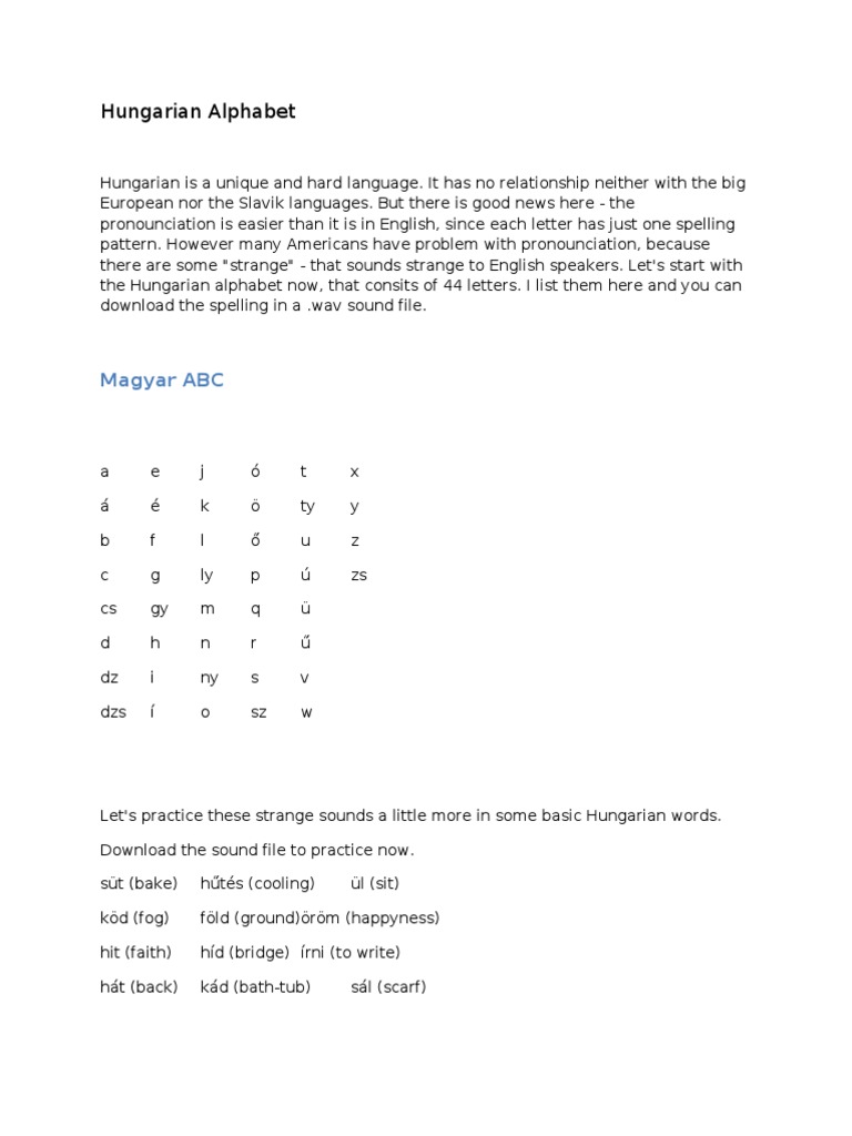 Hungarian | PDF | Grammatical Number | Linguistic Typology