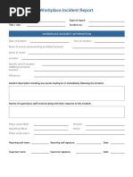 Incident Report Format | PDF