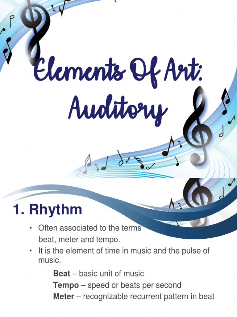 L3 - Elements of Art - Music | PDF | Harmony | Tempo