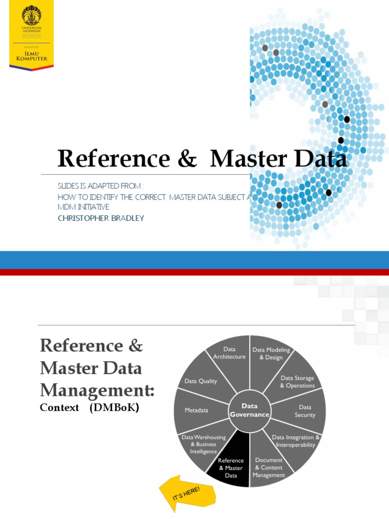 Modul 8 - Reference and Master Data - DMBOK2 | PDF | Data Quality ...