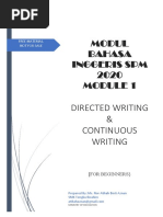 SPM Directed Writing Format | PDF