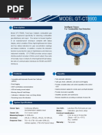 Model S4000Ch: Combustible Gas | PDF | Relay | Sensor