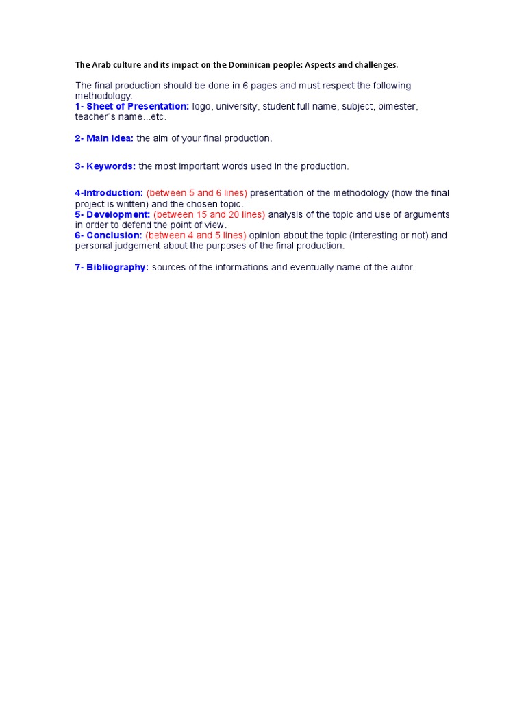 The Arab Culture and Its Impact On The Dominican People | PDF