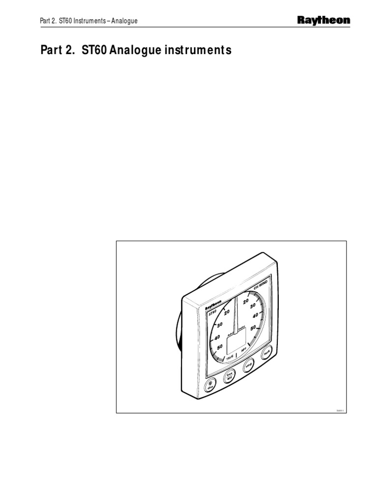 ST60 Instruments Service Manual Overview | PDF | Printed Circuit Board ...