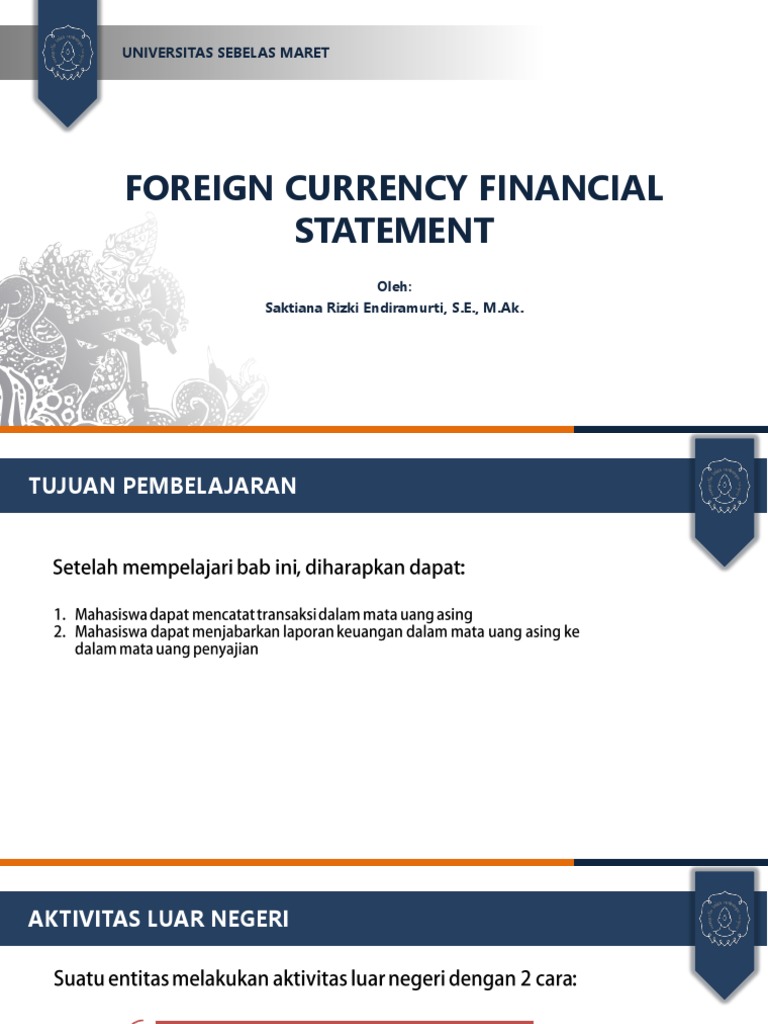AKL - CH 14 - Foreign Currency Financial Statement | PDF