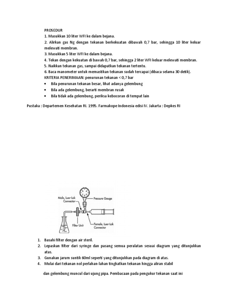 B2 - Bubble Point Test | PDF