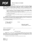 Sample SPA For LTO | PDF | Power Of Attorney | Civil Law (Common Law)