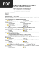 CDI-1 Criminal Investigation Review Questions | PDF | Confession (Law ...