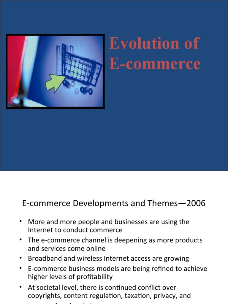 Evolution of E-Commerce | PDF | E Commerce | Internet