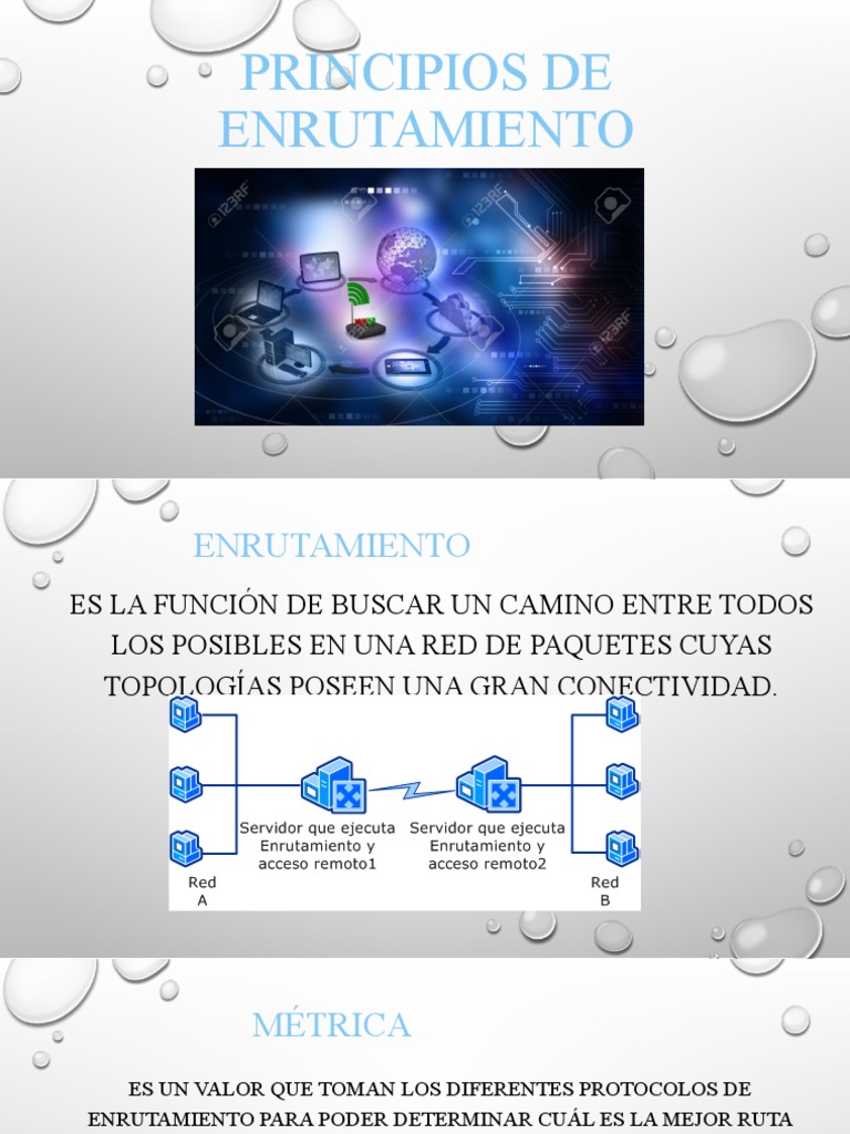 Diapositivas Enrutamiento | Descargar gratis PDF | Enrutador (Computación) | Dirección IP