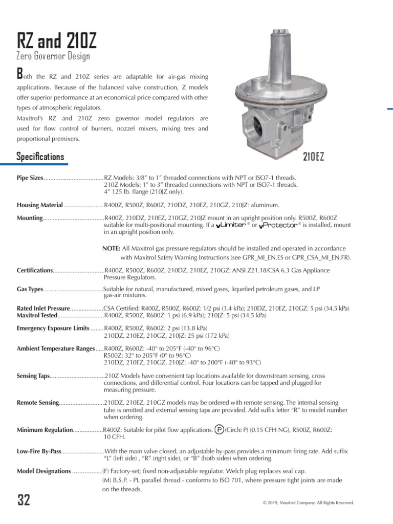 Zero Governor Design | PDF | Valve | Tap (Valve)
