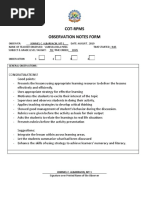 Here Are Some Sample Comments For Observations | PDF | Teachers ...