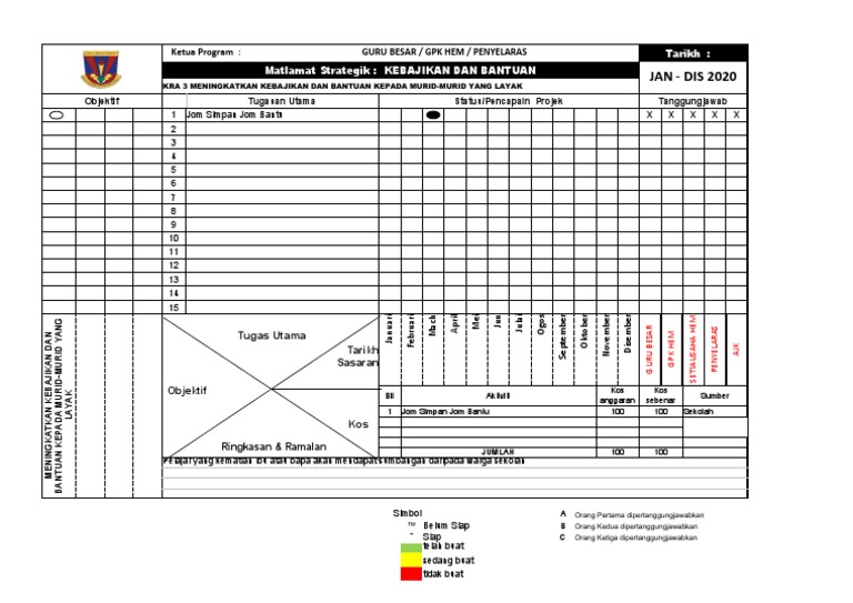 Borang Oppm Kosong SKLHS (2) K & B | PDF